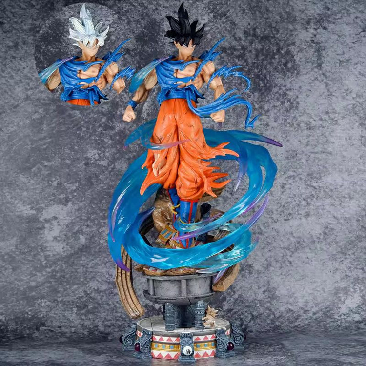 DBZ GOKU |BIG ultra Instinct With 2 Head | 50 Cms | – My Store